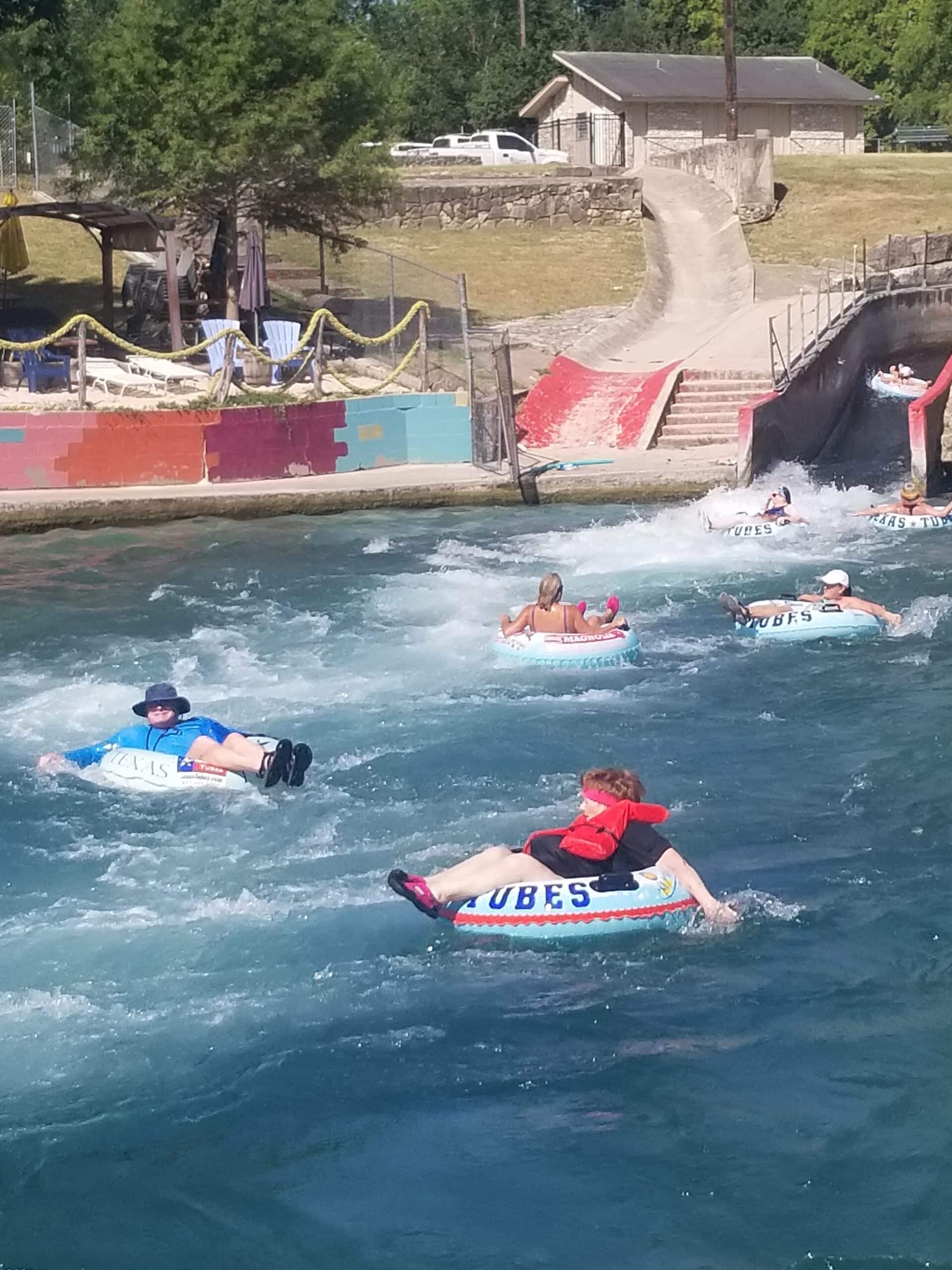 KT Residents Hit the River - Floating on the San Marcos River